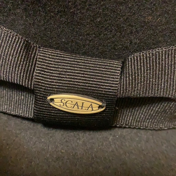 Scala | Accessories | New Scala Wool Fedora Hat Handmade Black Boho ...